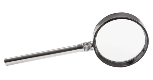 Lupa de Mano Euromex 4X50 mm con Mango de Acero